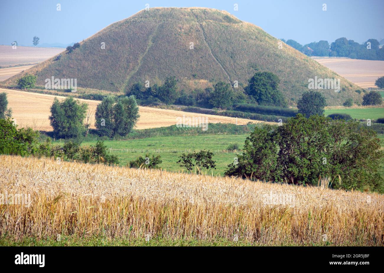 Famous ancient landmark in the countryside of southwest England,a ...