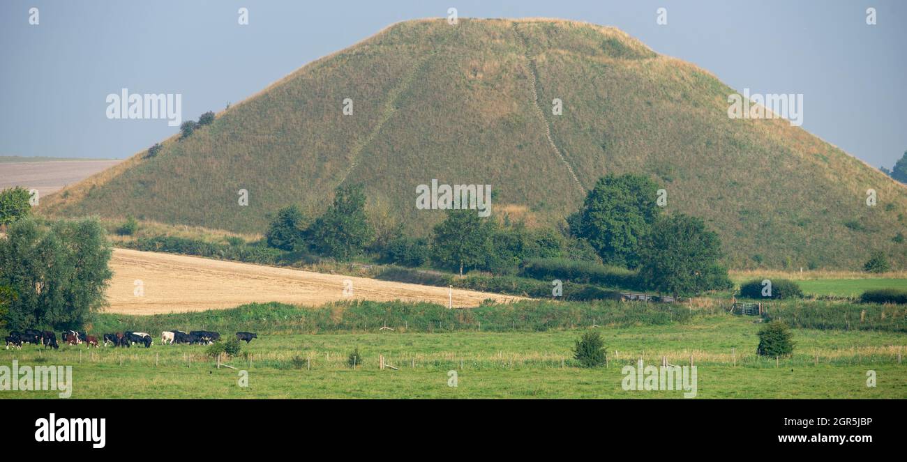 Famous ancient landmark in the countryside of southwest England,a ...