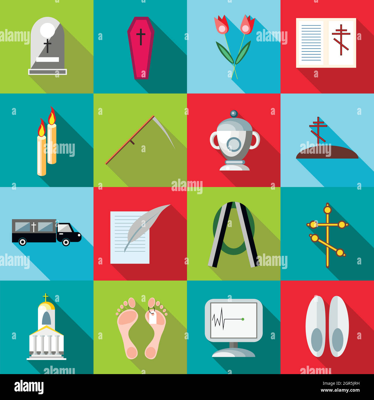 Burning urn Stock Vector Images - Alamy