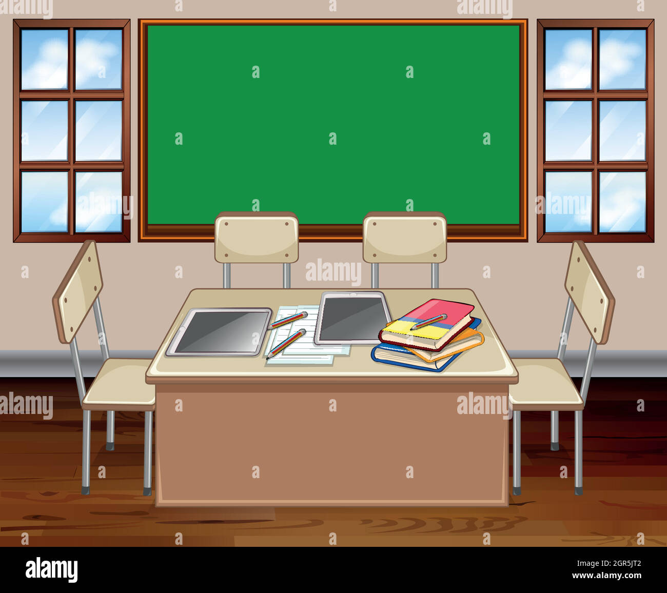 Classroom Stock Vector Images - Alamy