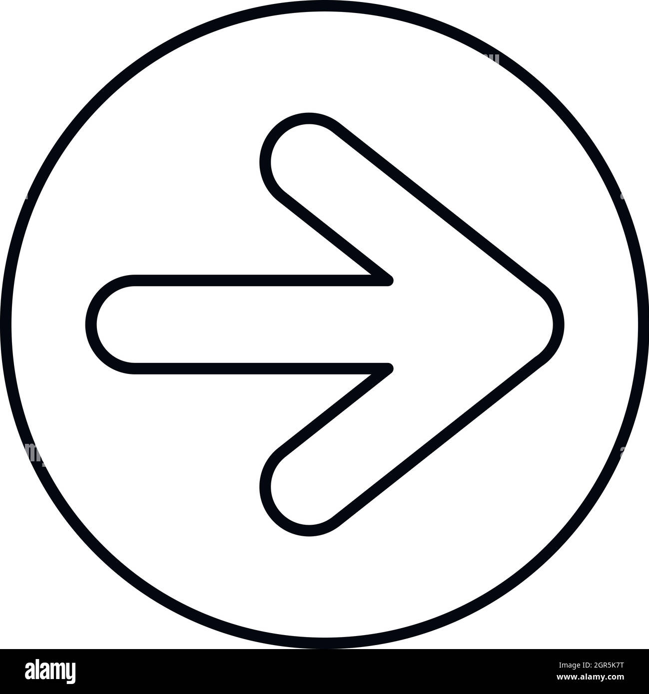 Arrow right icon hi-res stock photography and images - Alamy