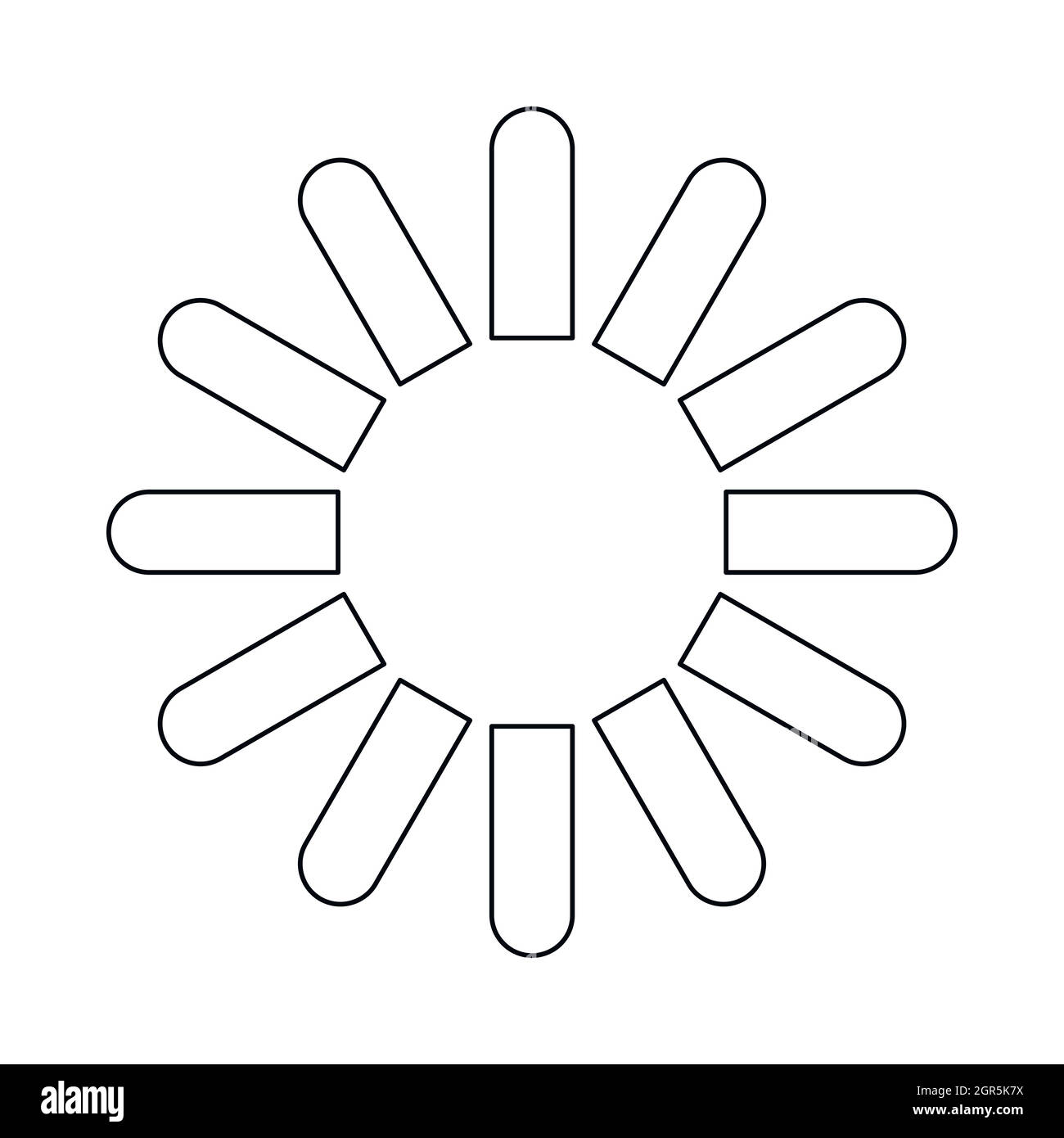 Networking database vector line Cut Out Stock Images & Pictures - Alamy