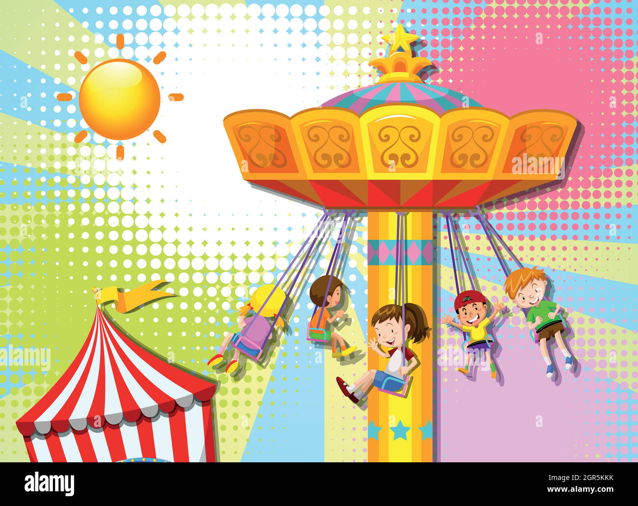 Boy circus swing hi-res stock photography and images - Alamy