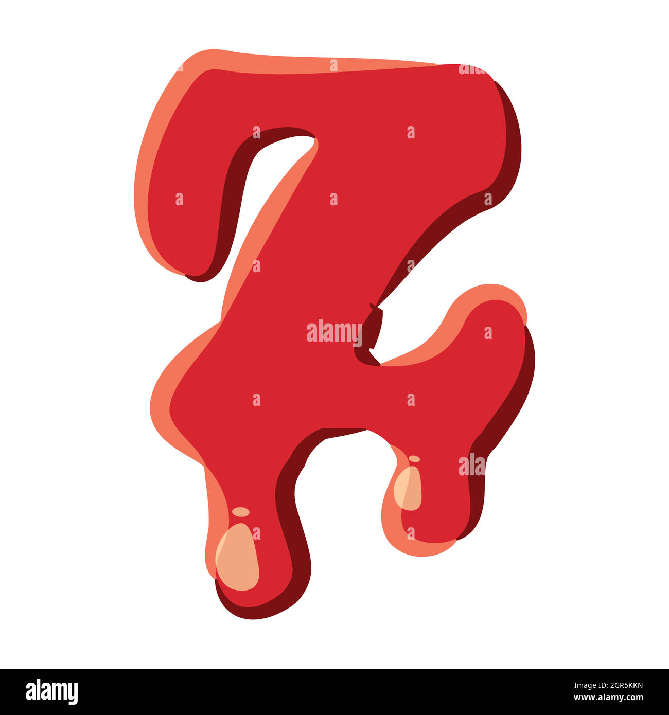 Z letter isolated on white background Stock Vector Image & Art - Alamy