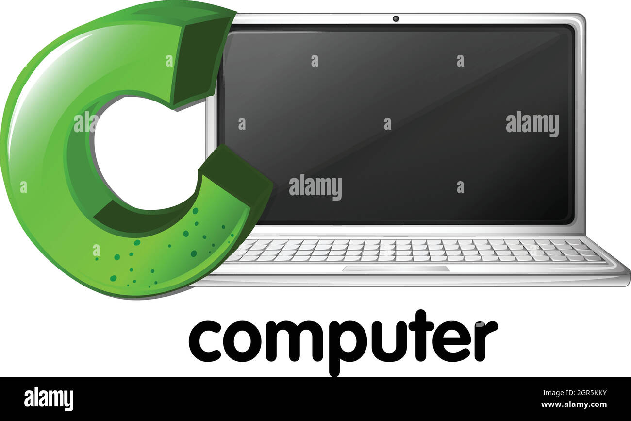 A letter C for computer Stock Vector Image & Art - Alamy