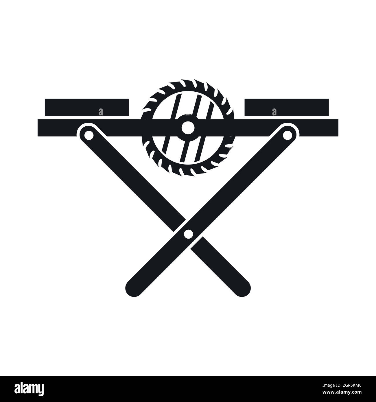 Saw icon simple element Cut Out Stock Images & Pictures - Alamy