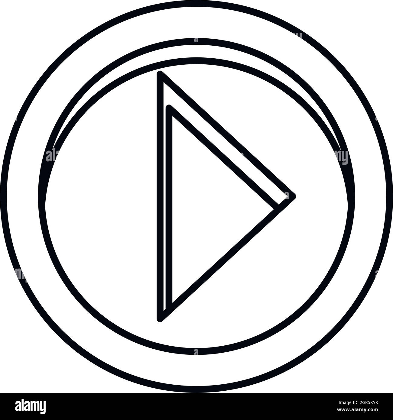 Play button push video Stock Vector Images - Alamy