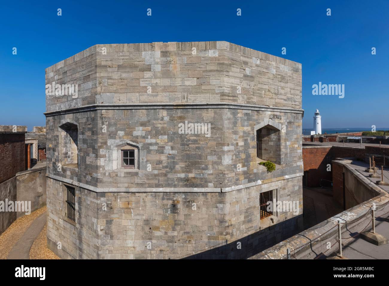 Inside hurst castle hi-res stock photography and images - Alamy