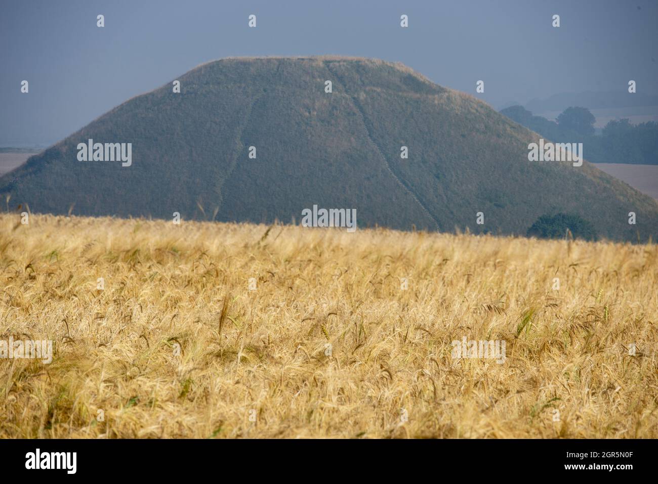 Famous ancient landmark in the countryside of southwest England,a ...