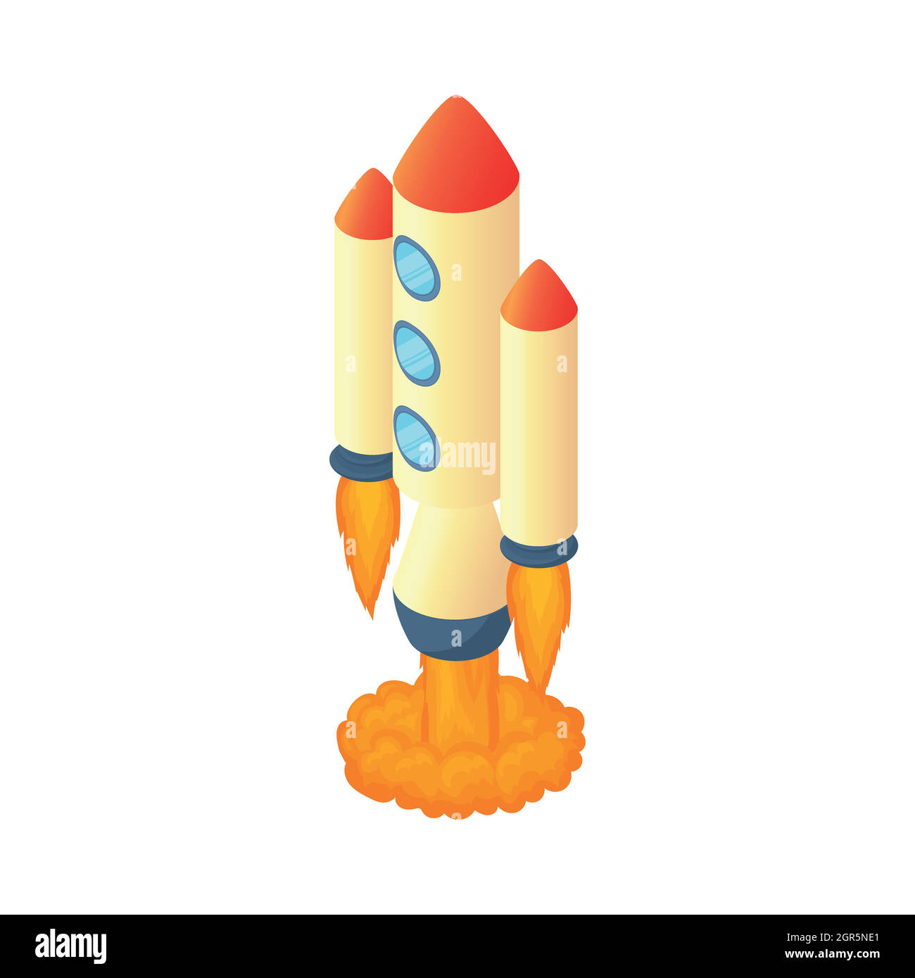 Multi stage rocket Stock Vector Images - Alamy