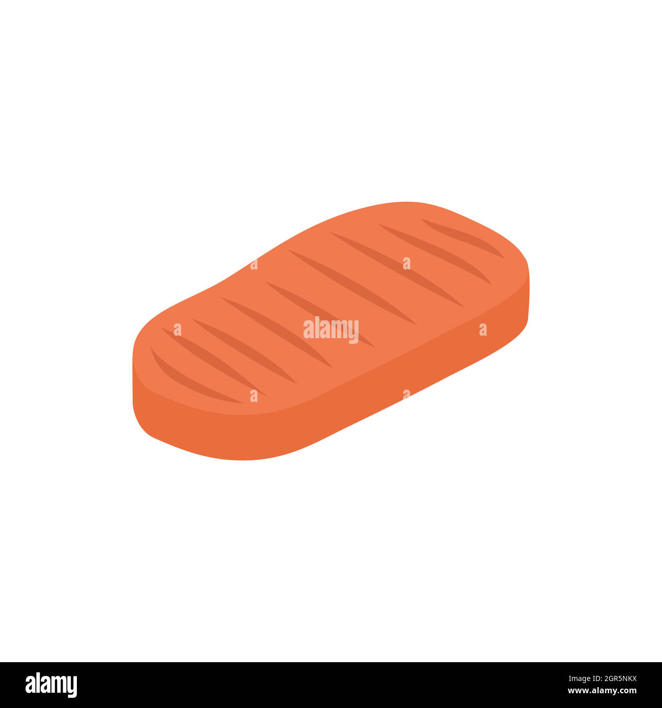 Juicy grilled beef Stock Vector Images - Alamy