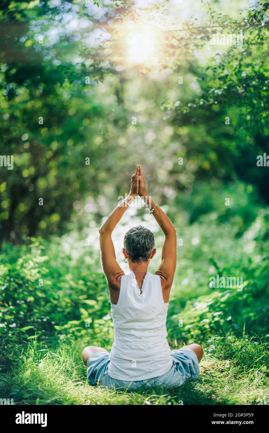 Centering exercise hi-res stock photography and images - Alamy