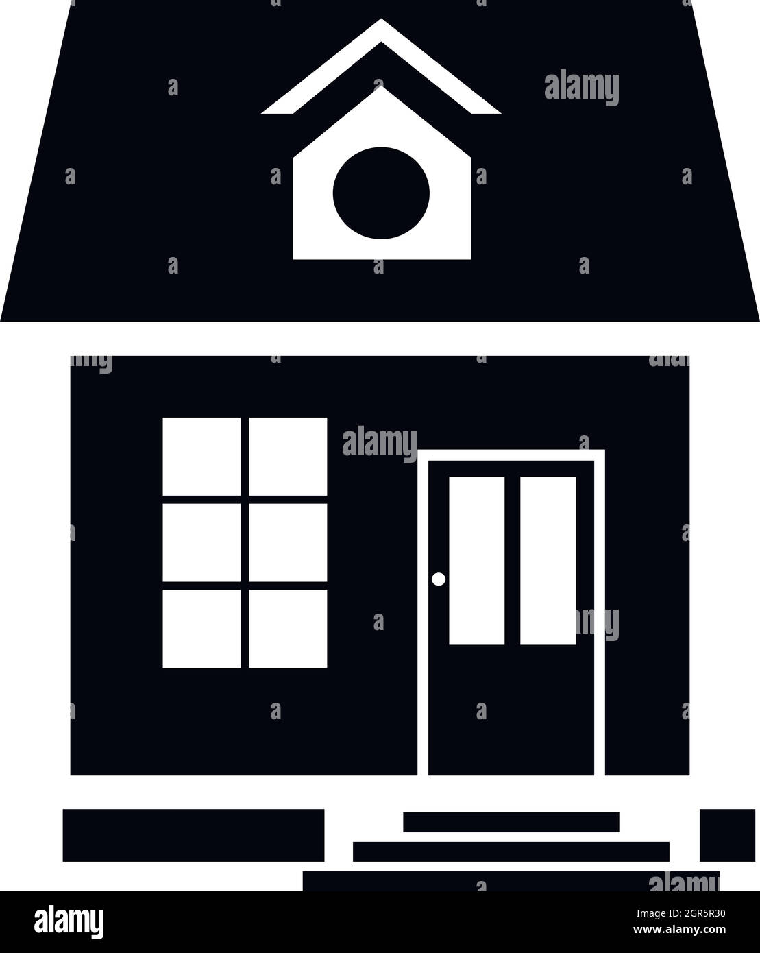 Little house icon, simple style Stock Vector Image & Art - Alamy