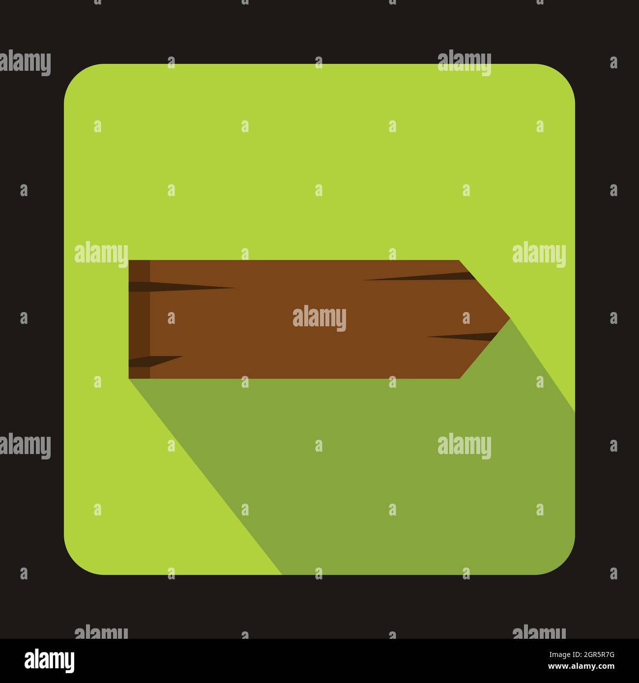 Wooden signpost icon, flat style Stock Vector Image & Art - Alamy