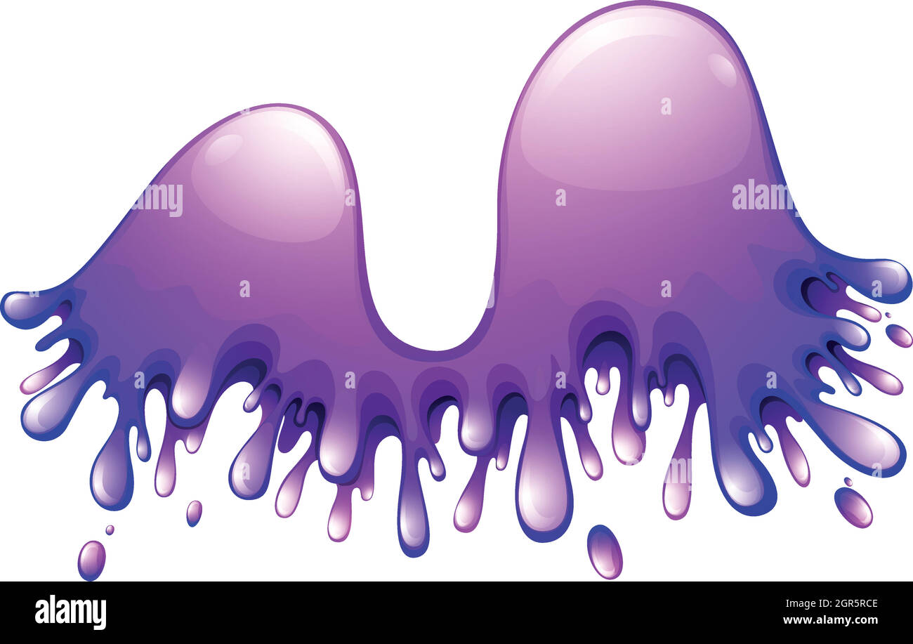 Purple splash on white Stock Vector Image & Art - Alamy