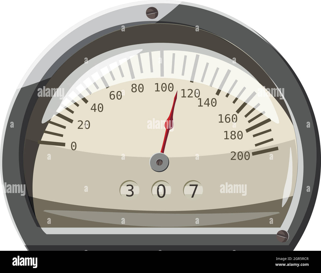Small speedometer icon, cartoon style Stock Vector Image & Art - Alamy