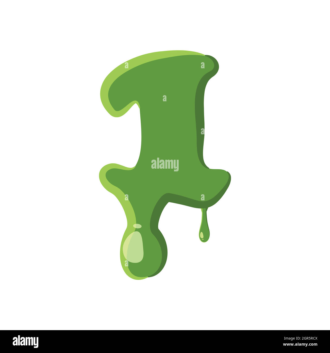 Slime shape green toxic Stock Vector Images - Alamy