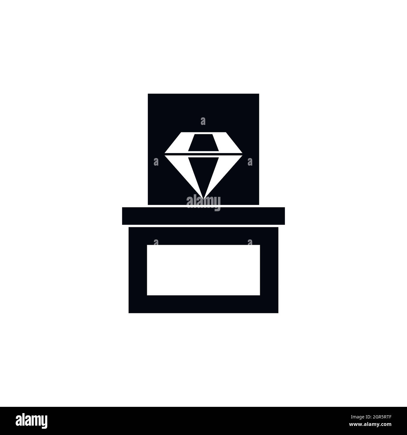 White diamond Stock Vector Images - Alamy
