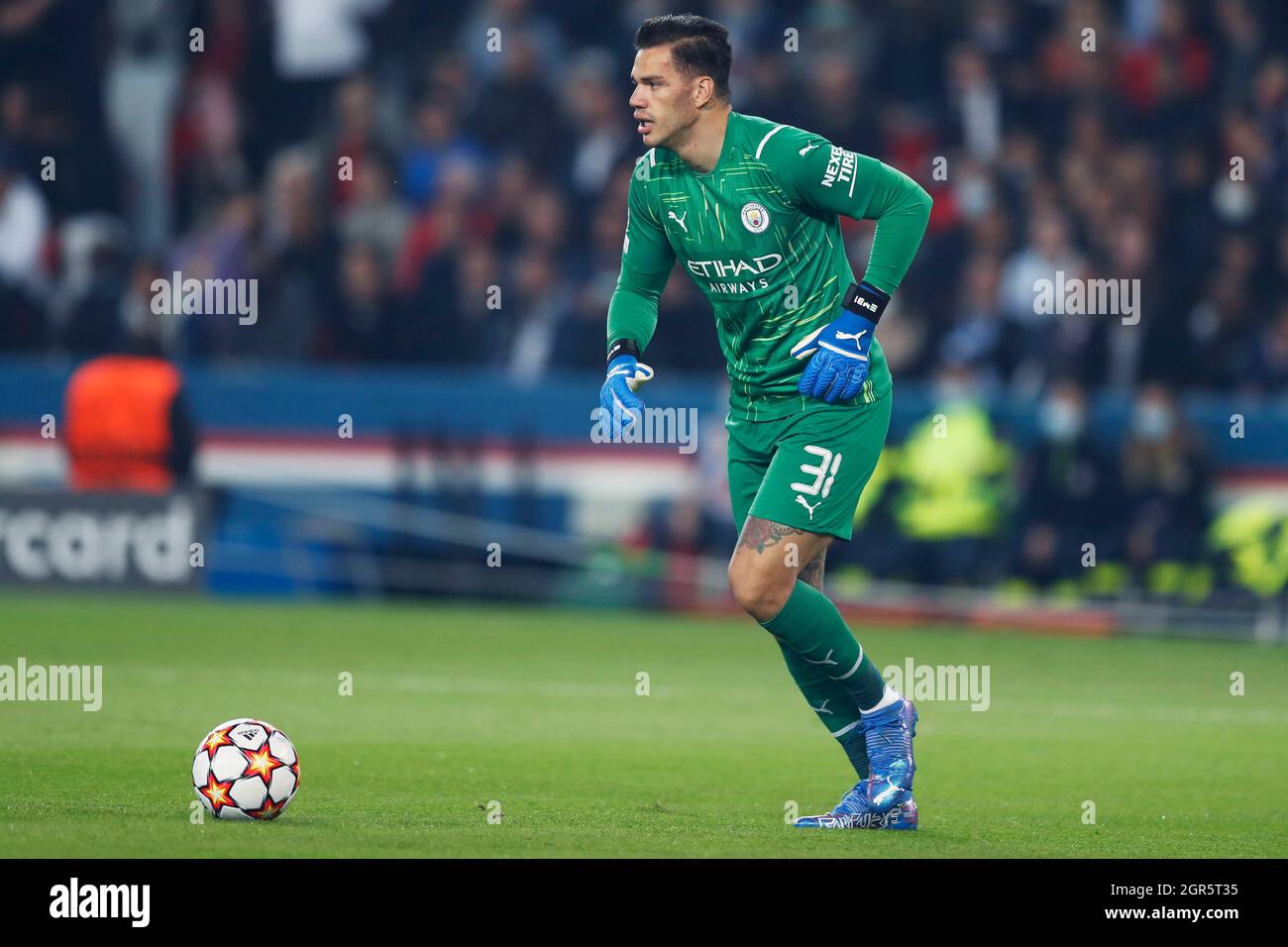 Paris, France. Credit: D. 28th Sep, 2021. Ederson (Man.C) Football ...