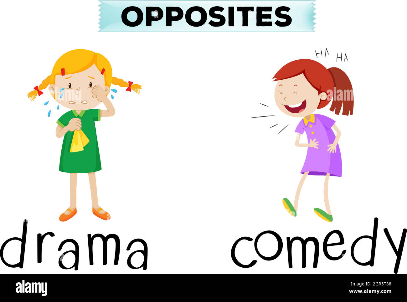 Drama and comedy Stock Vector Images - Alamy