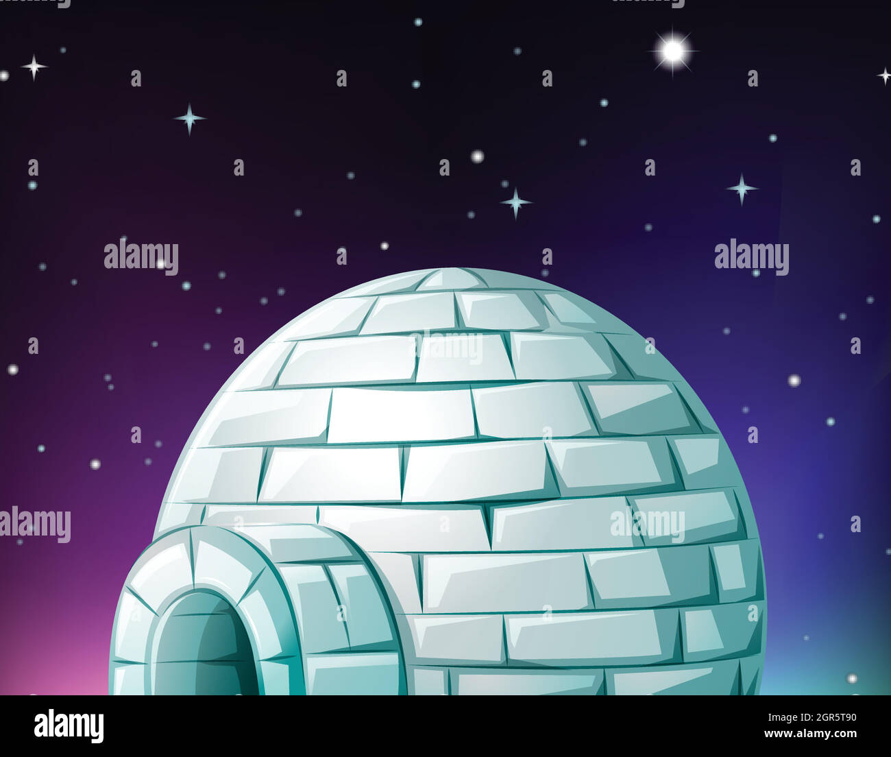 Eskimo igloo Stock Vector Images - Alamy