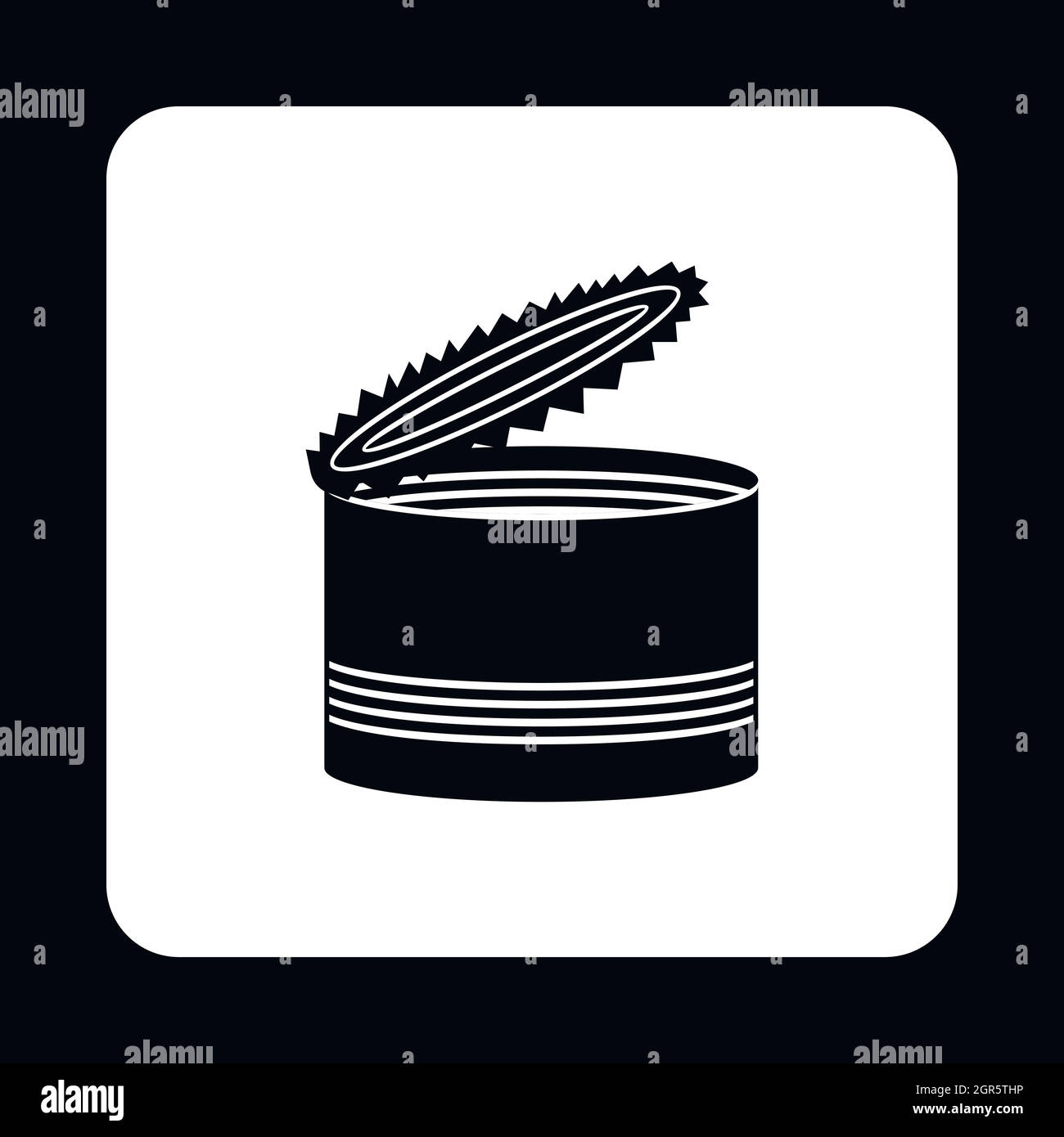 Open tin can icon, simple style Stock Vector Image & Art - Alamy Open tin can icon, simple style Stock Vector Image & Art - Alamy