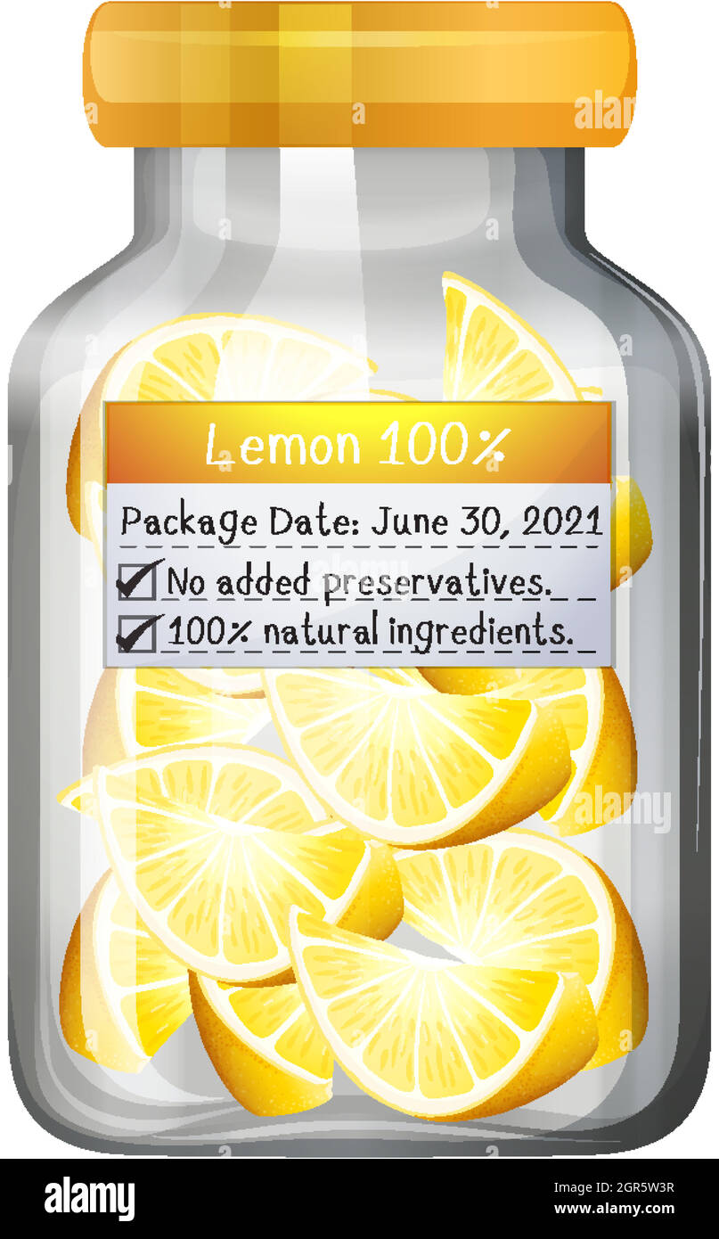 Lemon pickle Stock Vector Images - Alamy