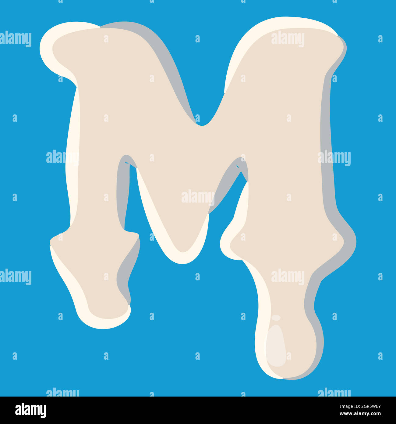 M and m characters Stock Vector Images - Alamy
