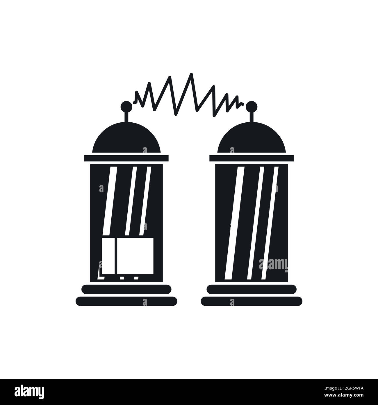 Electrical impulses icon, simple style Stock Vector Image & Art - Alamy