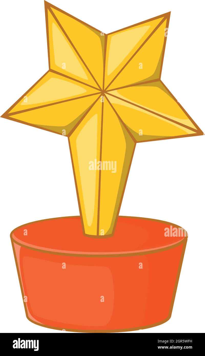 Gold Star Icon Cartoon Style High Resolution Stock Photography and ...