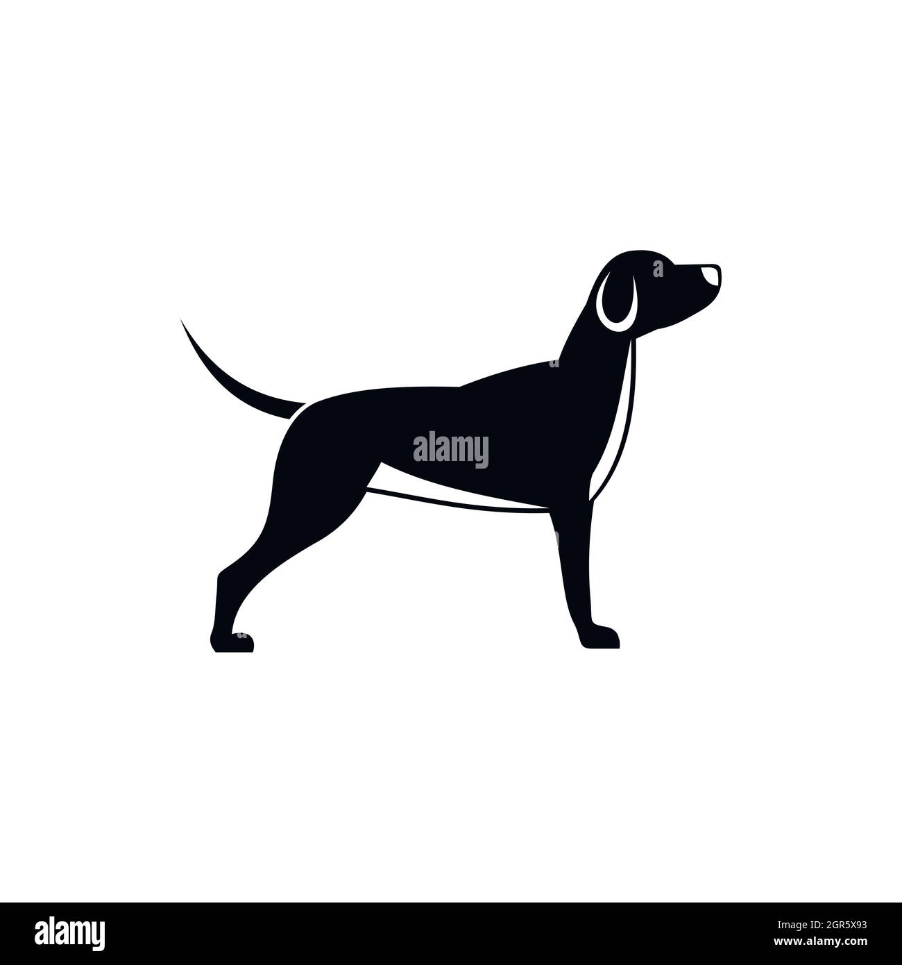 Dog icon, simple style Stock Vector Image & Art - Alamy