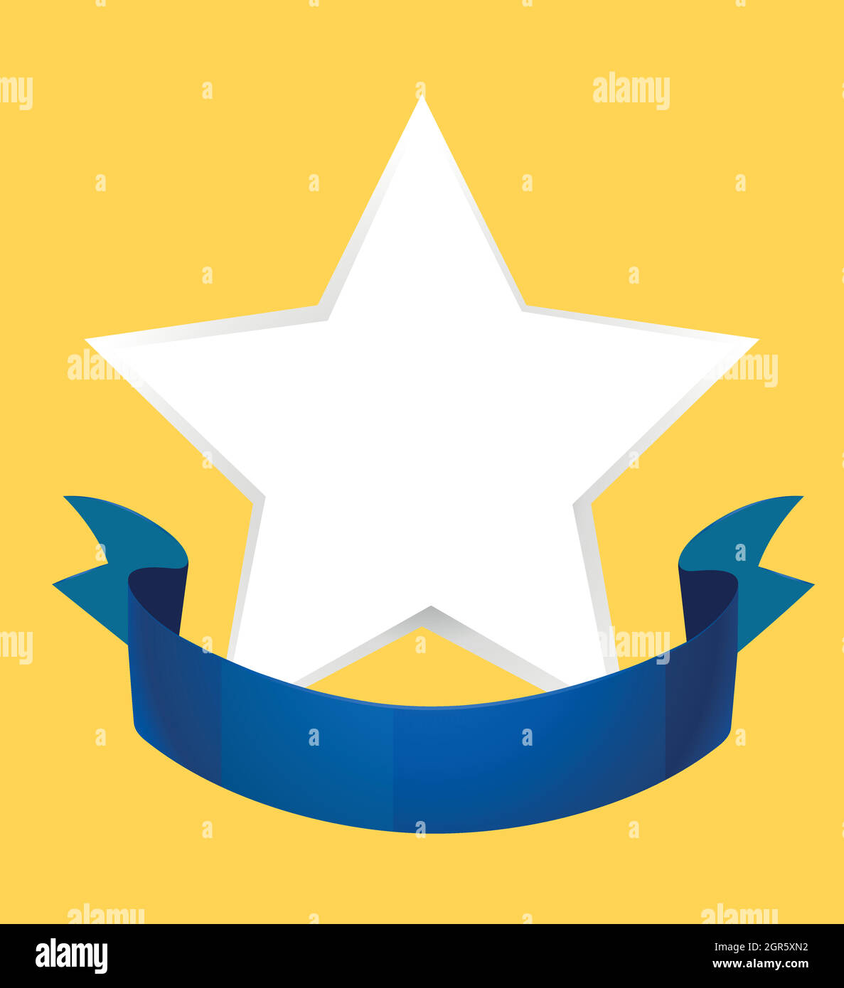 Star ribbon banner icon image hi-res stock photography and images - Alamy