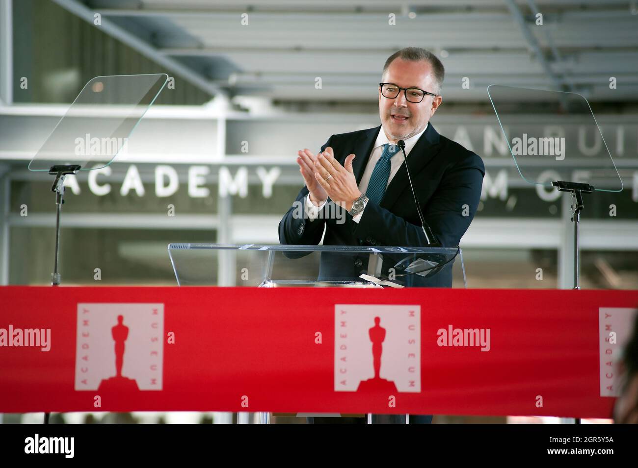 Bill Kramer speaking at the Academy Museum of Motion Pictures, Los ...