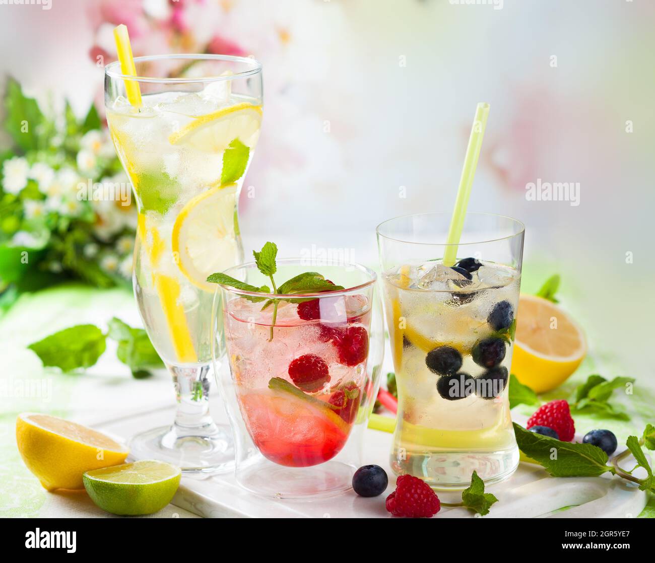 Types of lemonade hi-res stock photography and images - Alamy