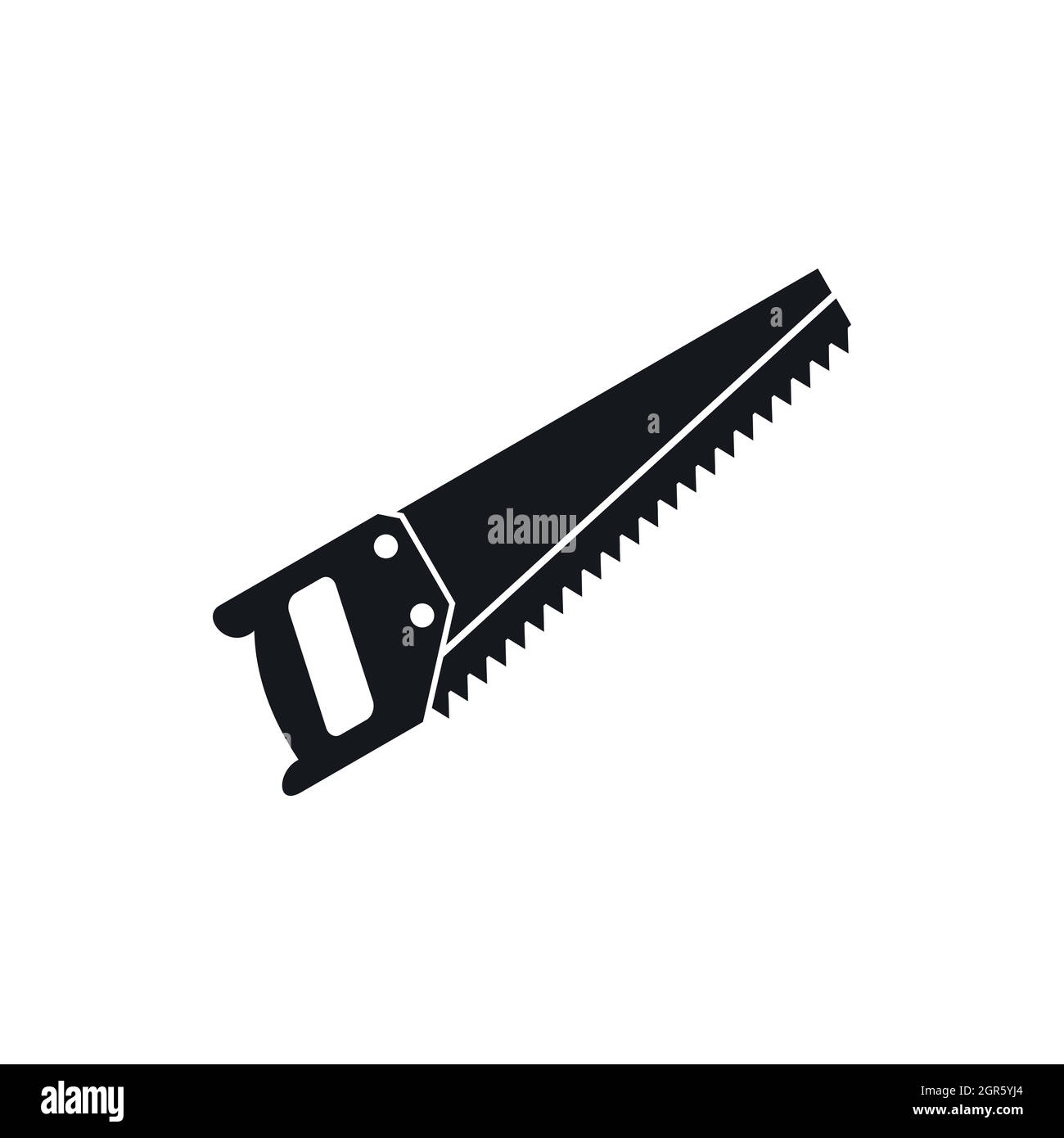 Saw icon in simple style Stock Vector Image & Art - Alamy