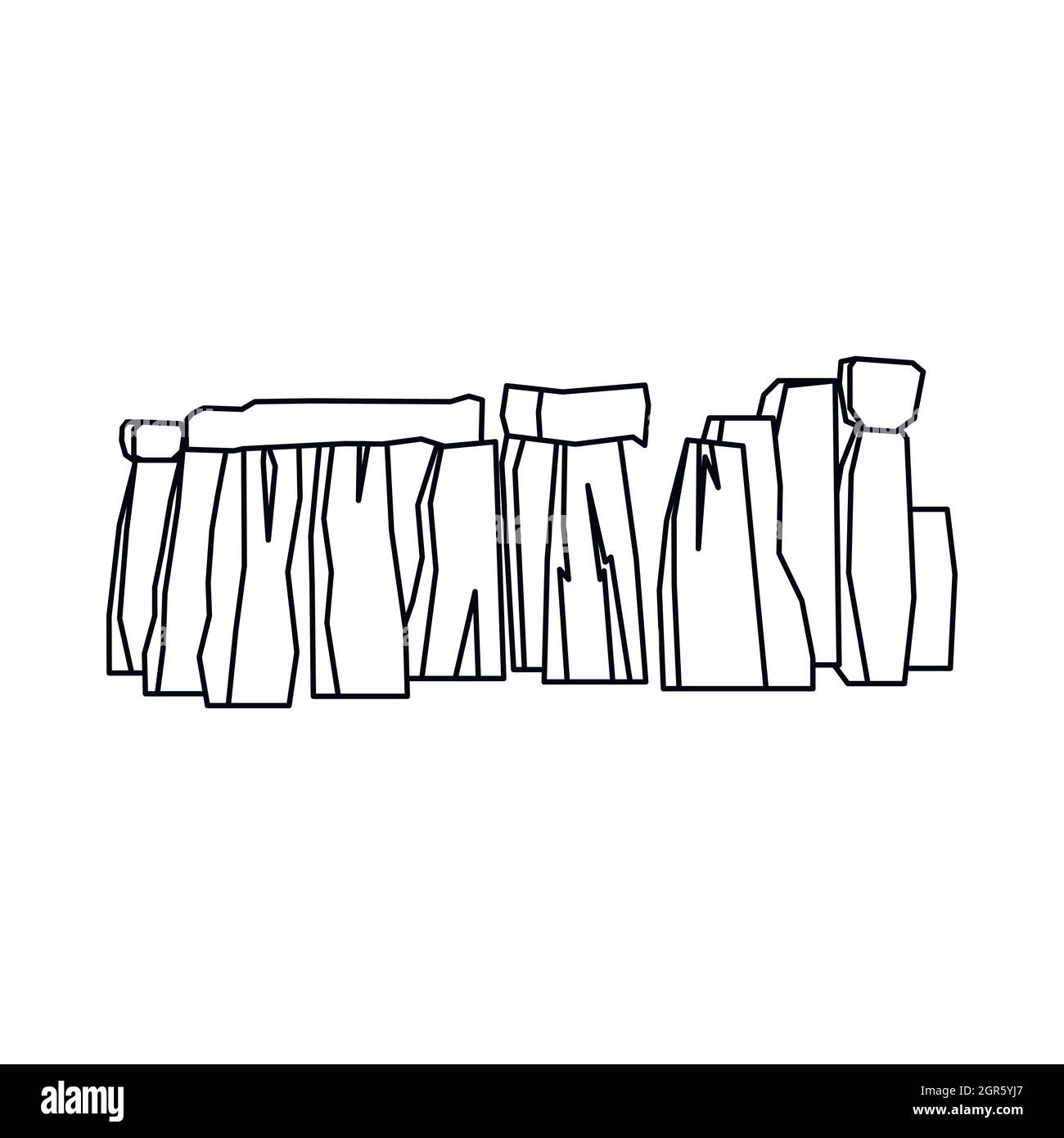Architecture line icon outline Cut Out Stock Images & Pictures - Alamy