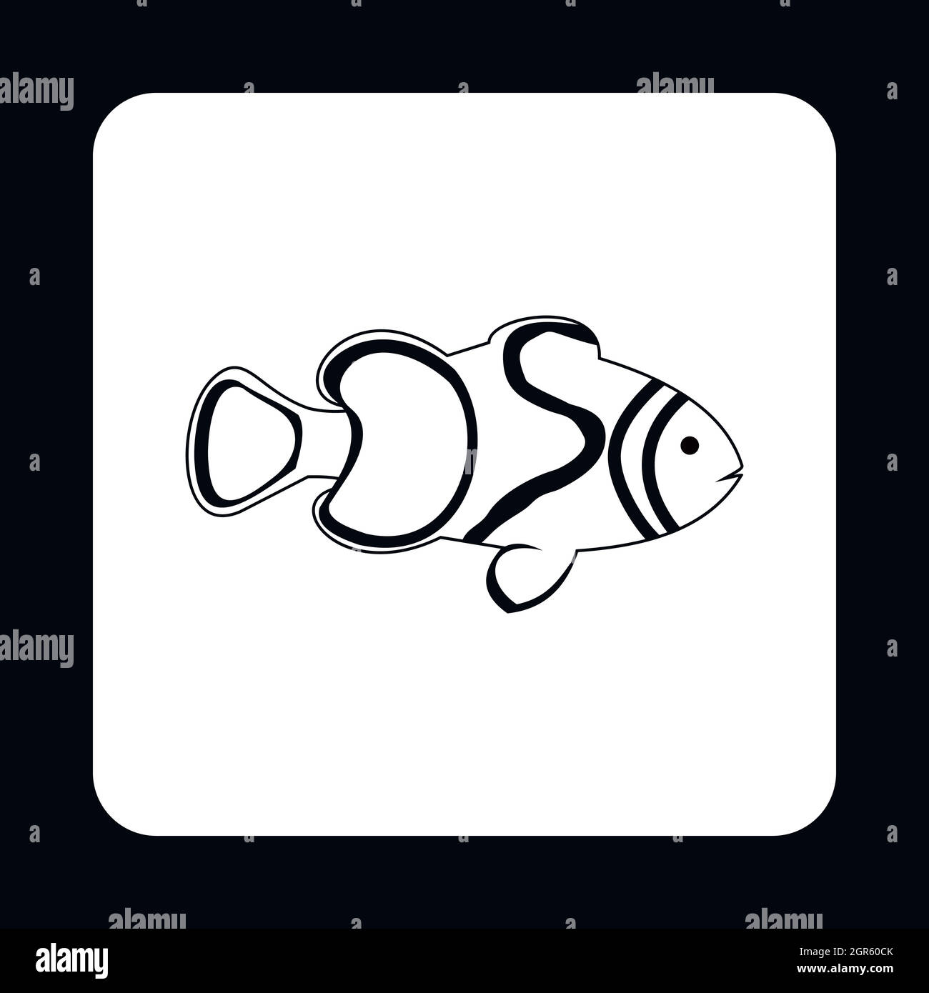 Clown fish underwater swimming Stock Vector Images - Alamy