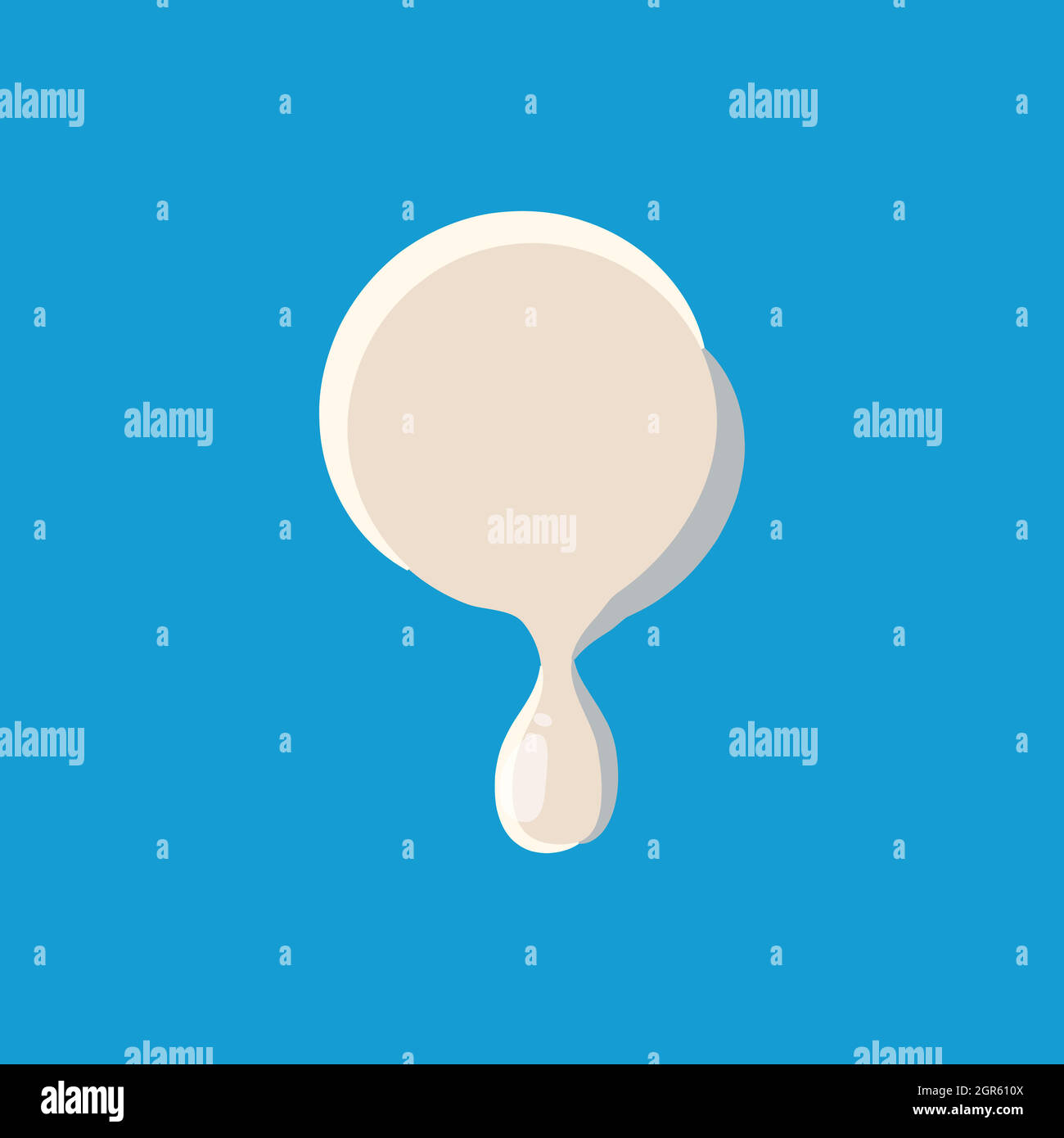 Full point isolated on baby blue background Stock Vector Image & Art ...