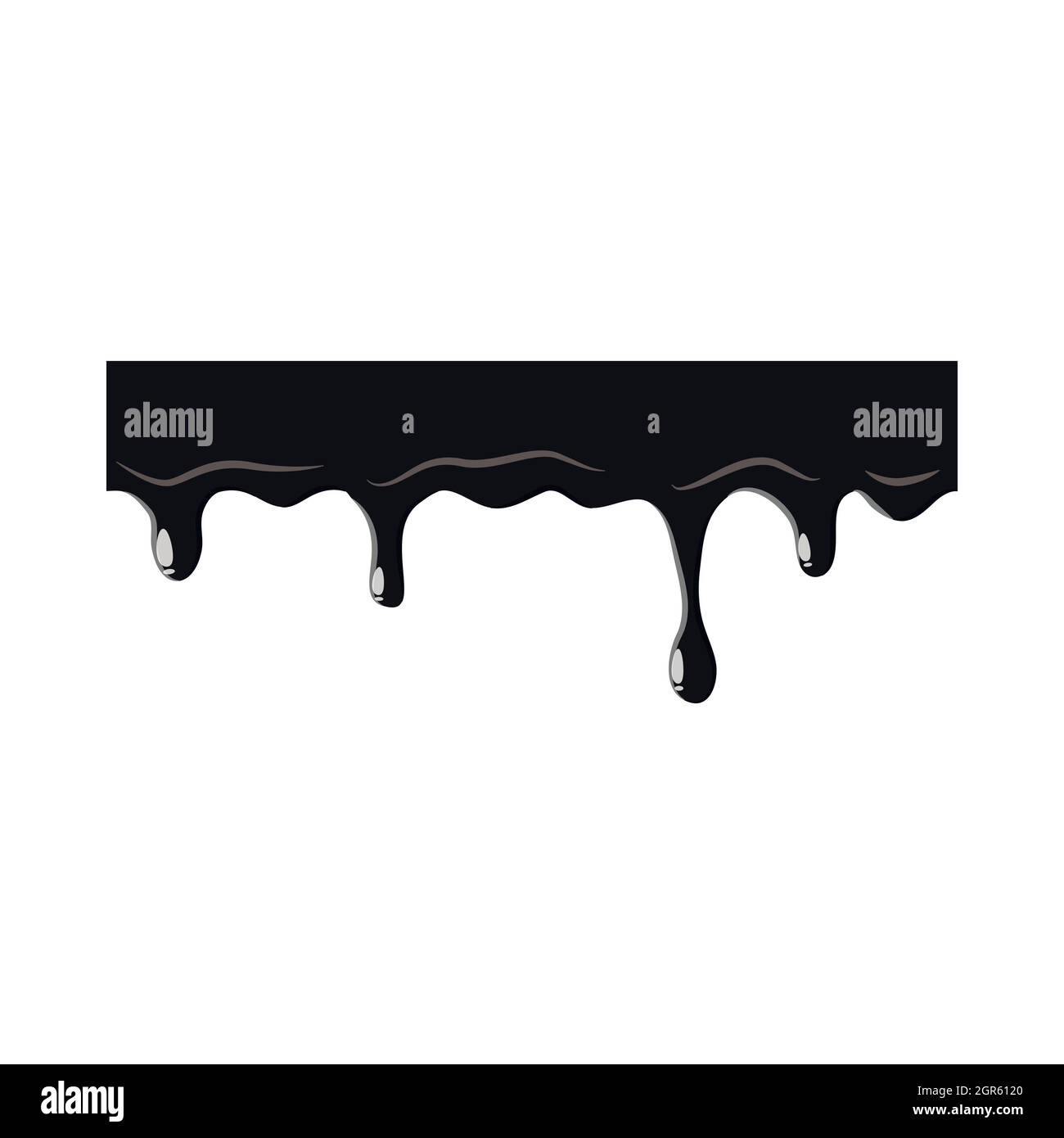 Oil leaking isolated on white background Stock Vector Image & Art - Alamy