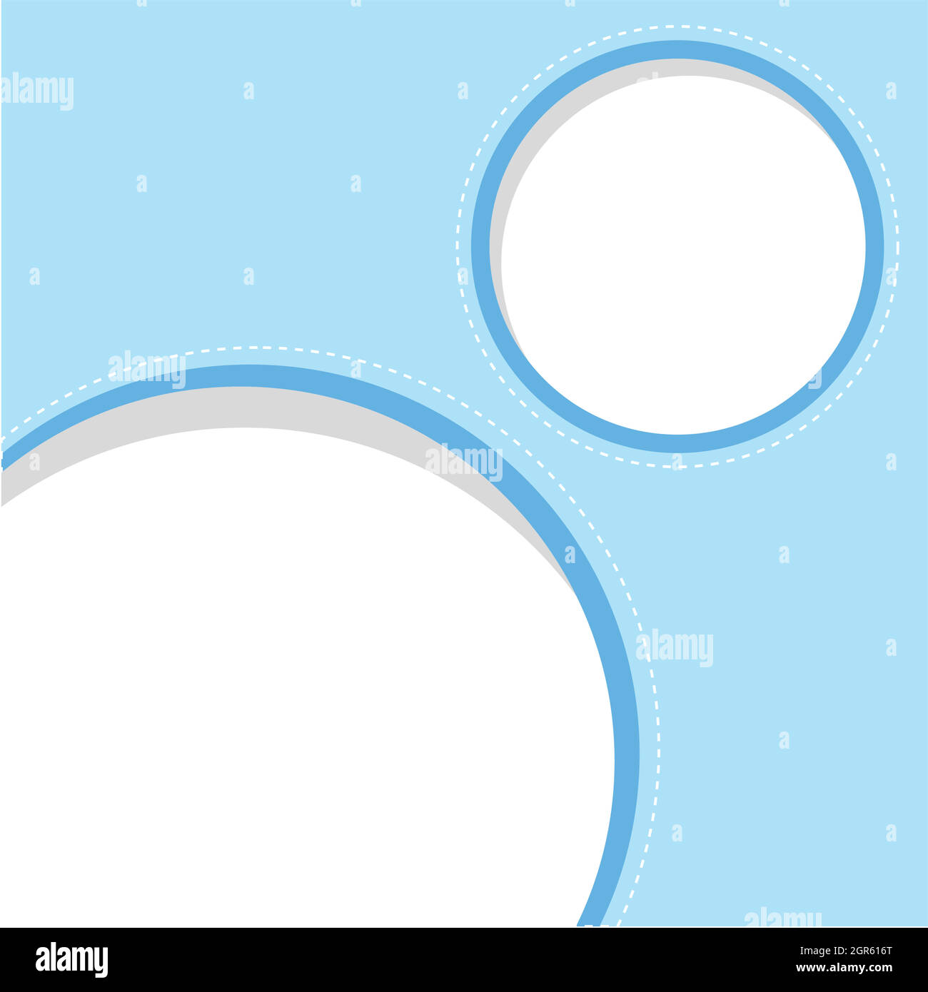 Ciricle blue frame template Stock Vector Image & Art - Alamy