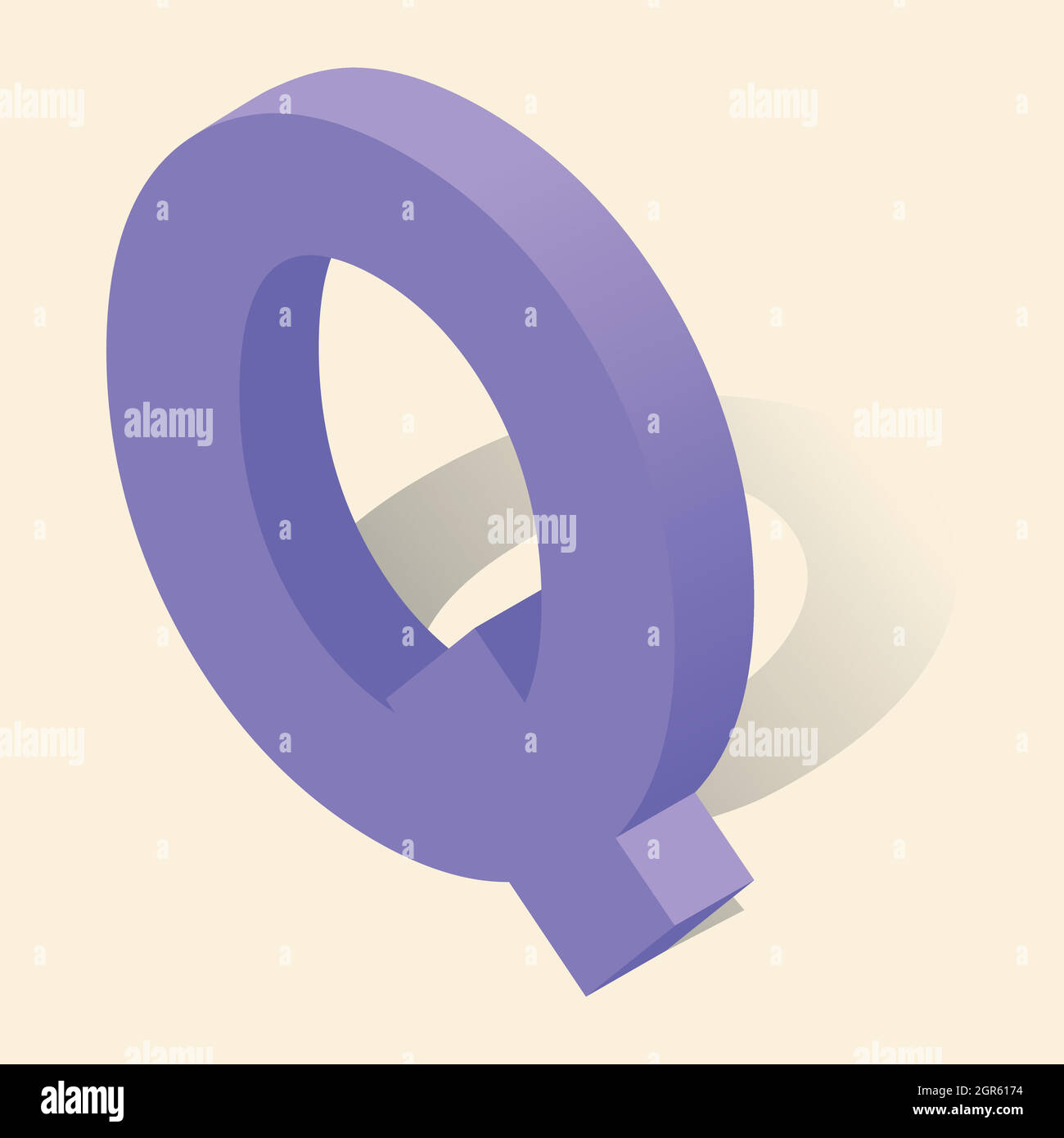 3d q Stock Vector Images - Alamy