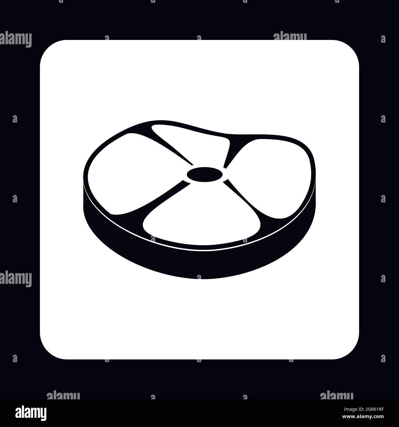 Steak meat icon, simple style Stock Vector Image & Art - Alamy