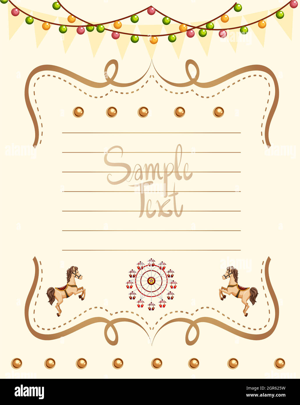 Writing about horses Stock Vector Images - Alamy