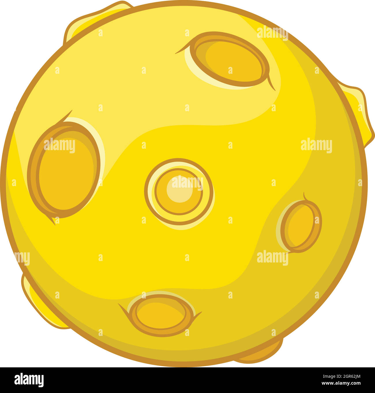 Moon icon, cartoon style Stock Vector Image & Art - Alamy