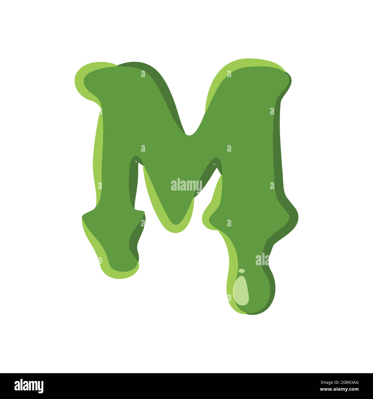 Green letter m hi-res stock photography and images - Alamy