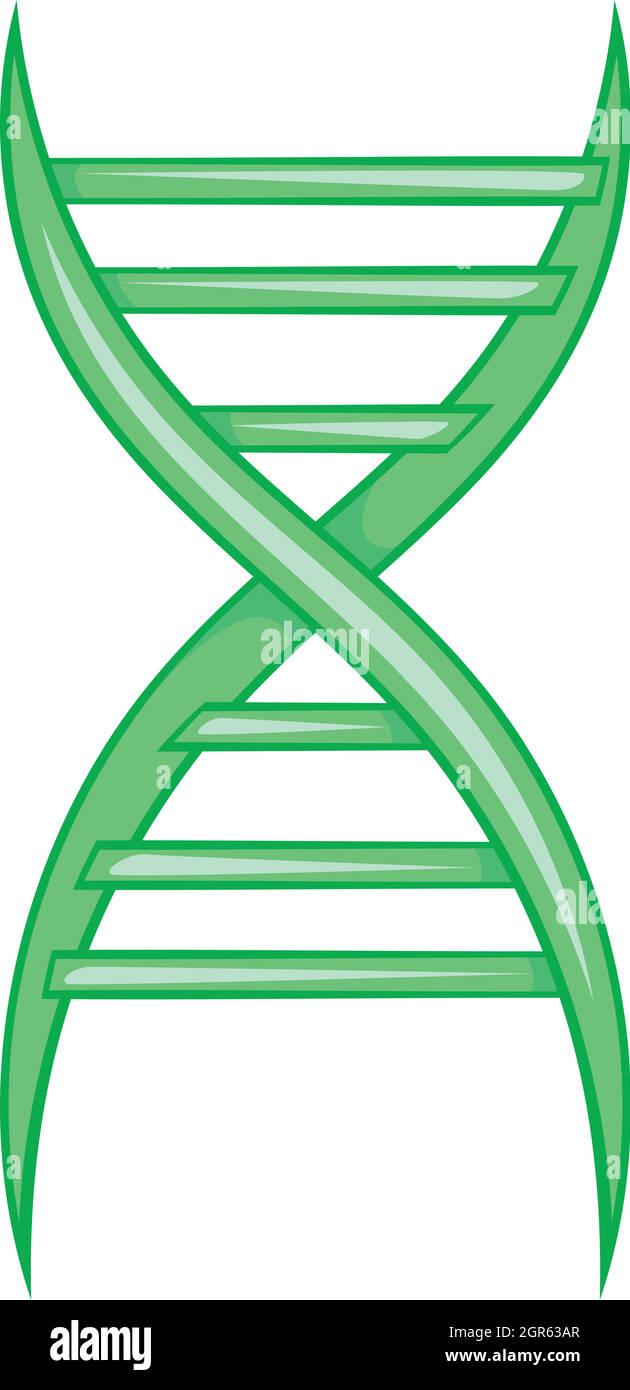 DNA strand icon, cartoon style Stock Vector Image & Art - Alamy
