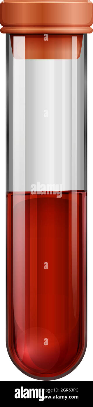 Round test tube liquid Stock Vector Images - Alamy