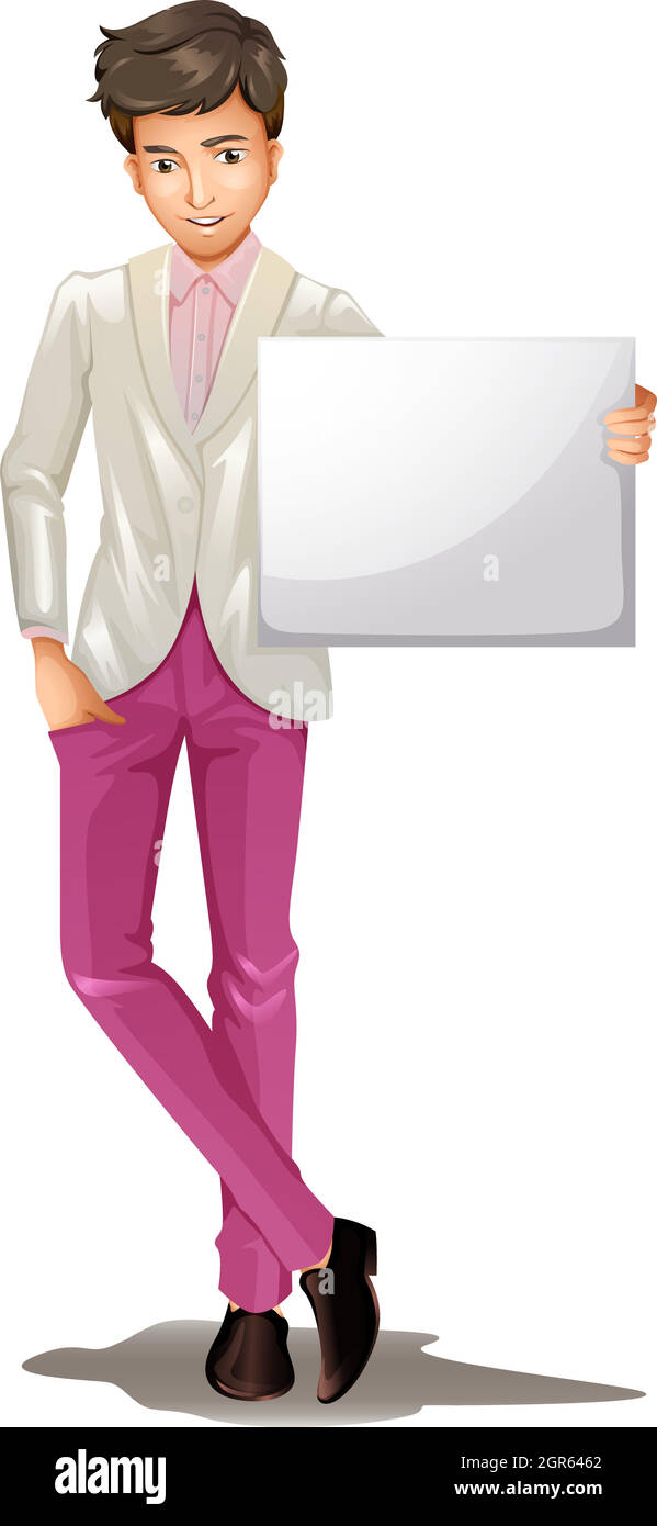 Handsome boy model Stock Vector Images - Alamy