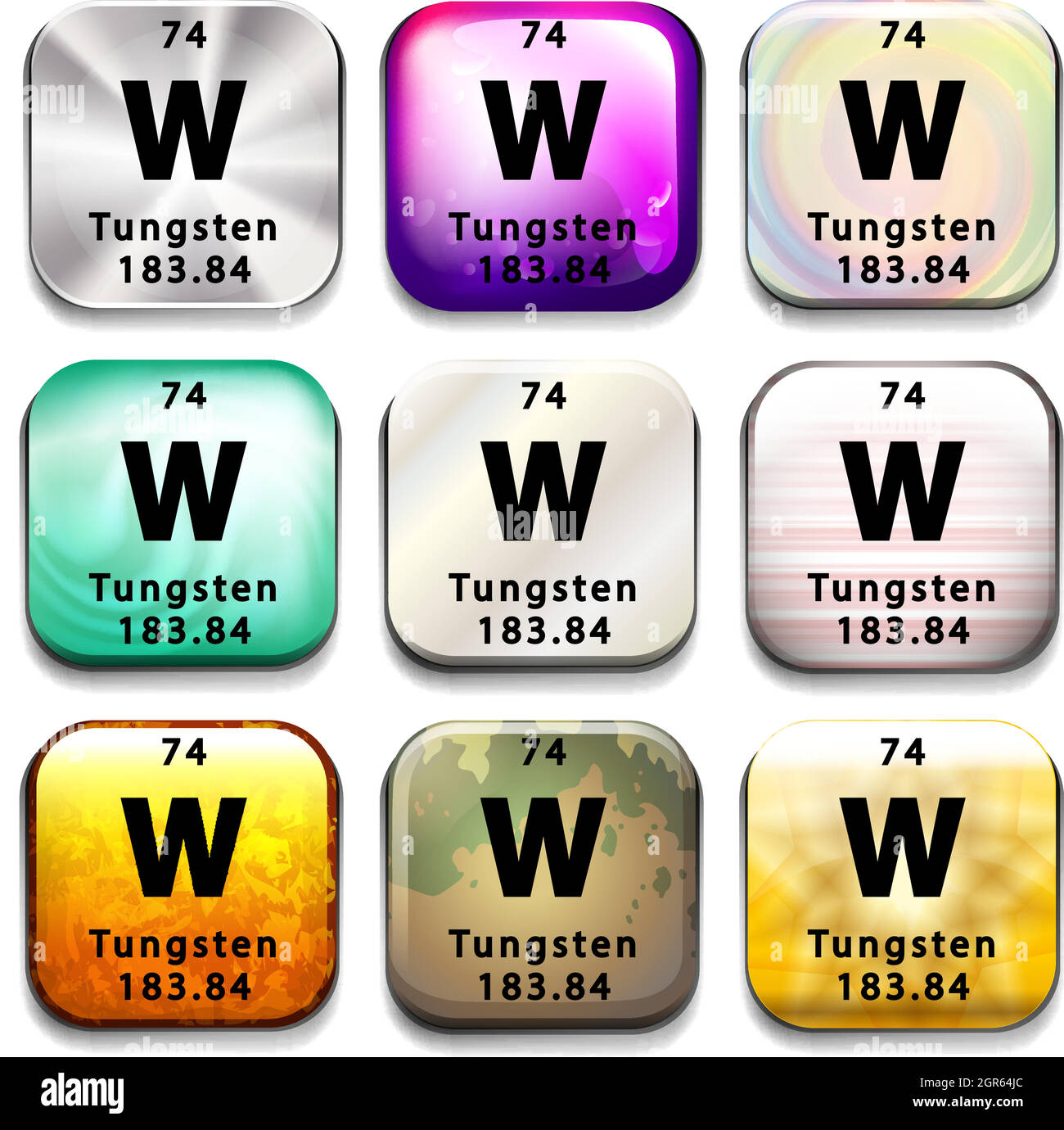 Tungsten w Stock Vector Images - Alamy