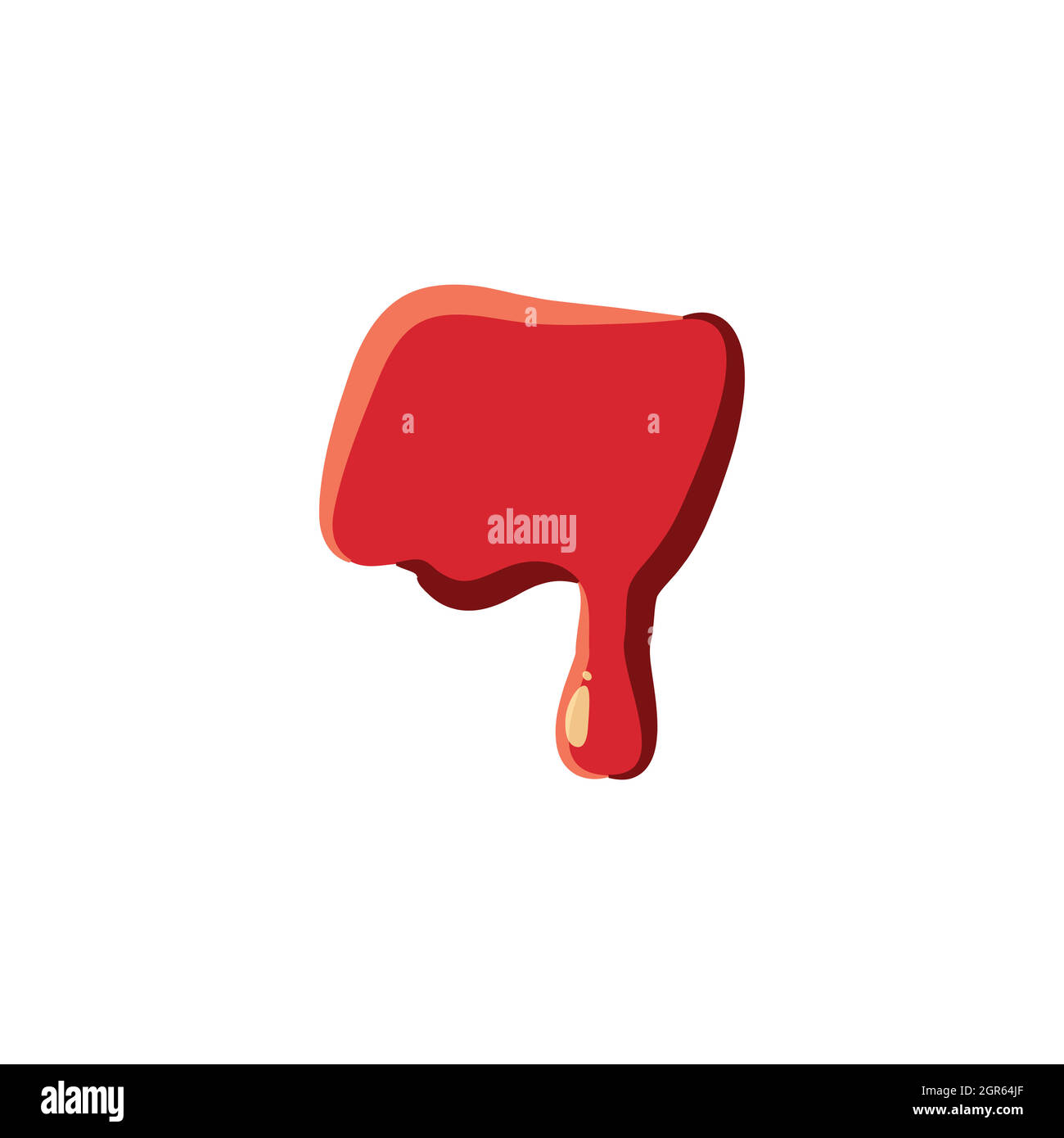 Dash punctuation mark isolated on white background Stock Vector Image ...